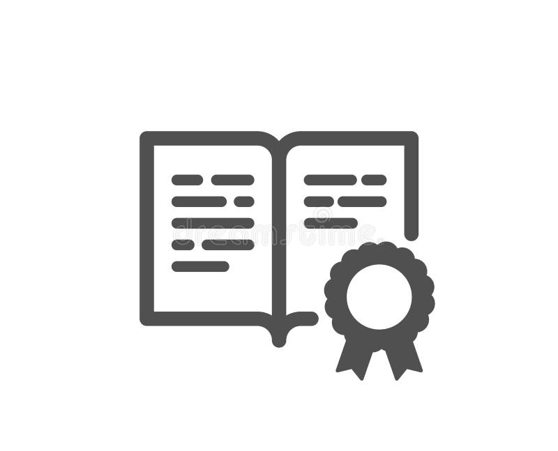 Certificate Icon. Certified Document Sign. Vector Stock Vector ...