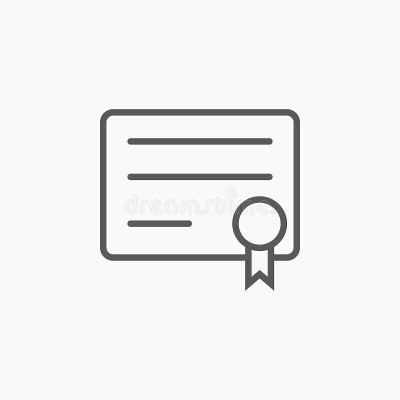 Qualification Vector Flat Icon Style Illustration. EPS 10 File Stock ...