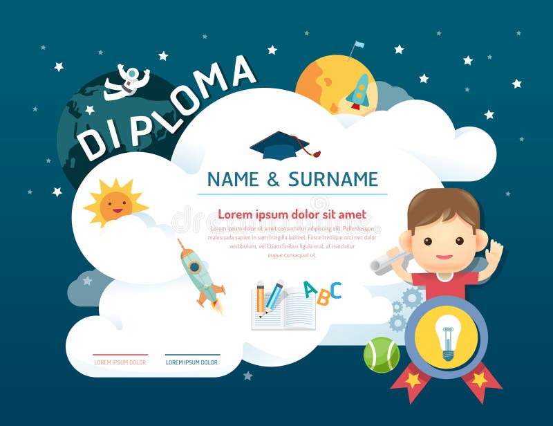 Kindergarten Graduation Background Stock Illustrations – 2,969 ...