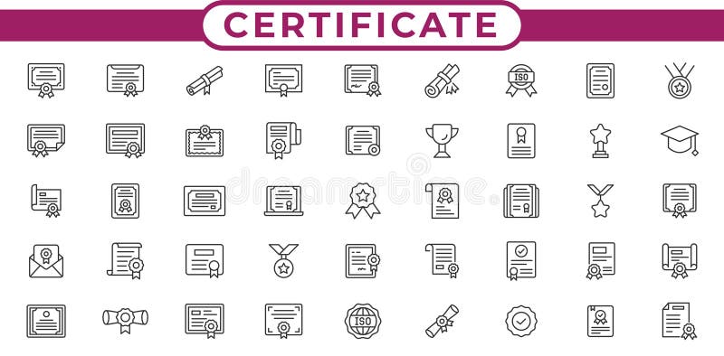 Diploma Outline Vector Icon Stock Illustrations – 25,900 Diploma ...
