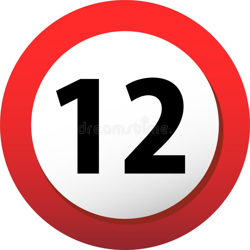 12 certificate mark stock vector. Illustration of attention - 198202519