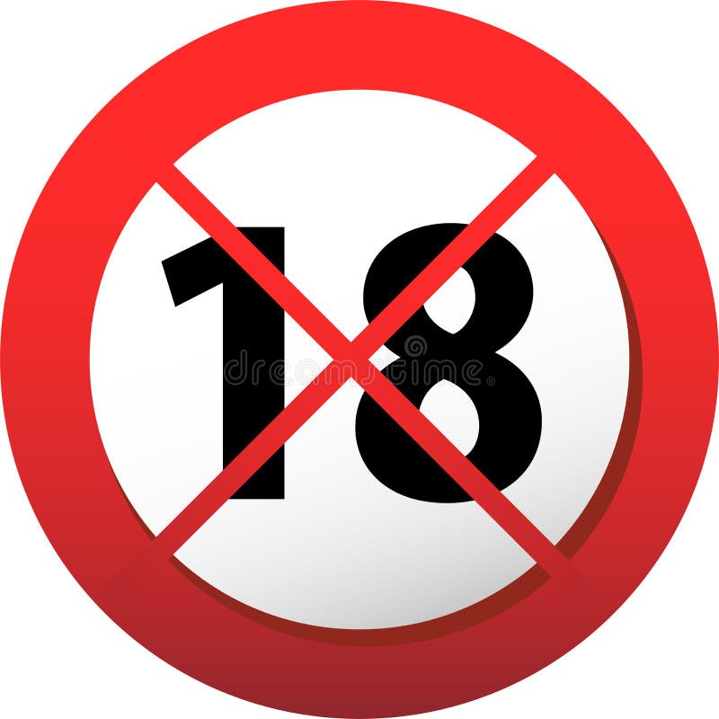 18 certificate mark stock vector. Illustration of minor - 198202549