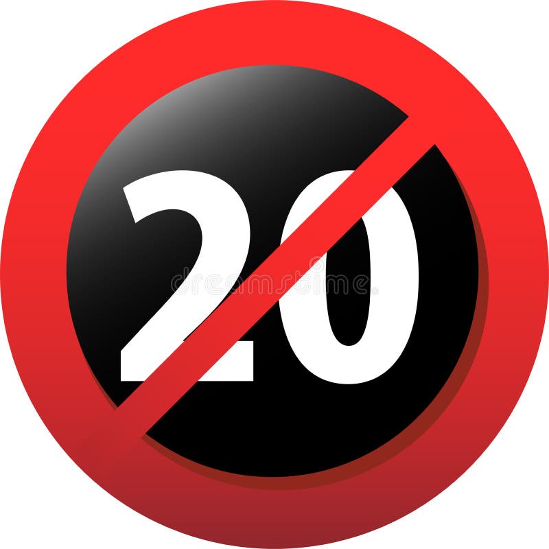 20 certificate mark stock vector. Illustration of crisis - 198202577