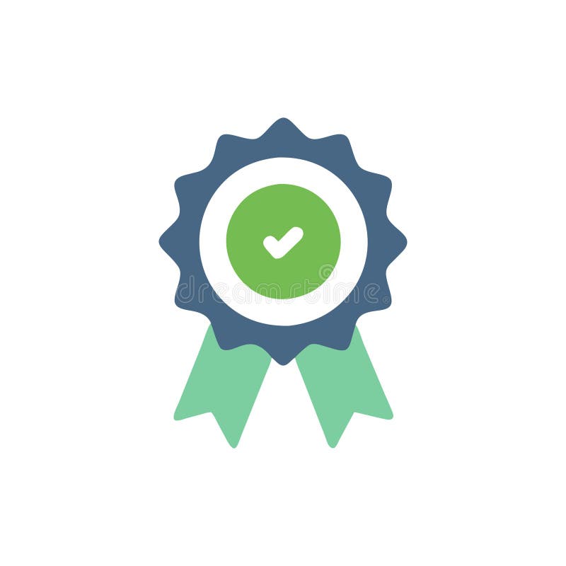 Certificate Seal Icon for Authenticity Stock Illustration ...