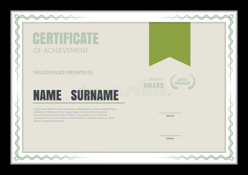 Certificate Template,abstract Diploma Layout. Stock Vector ...