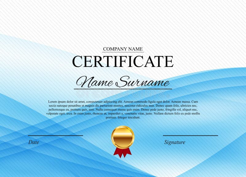 Certificate Template Background. Award Diploma Design Blank Stock ... Certificate Template Background. Award Diploma Design Blank Stock ...
