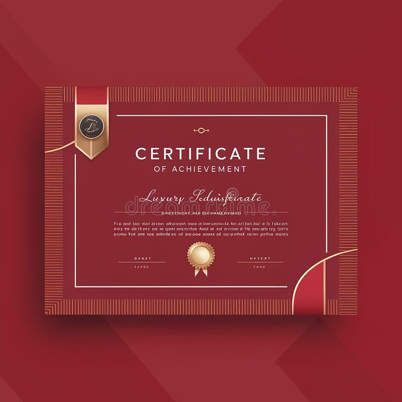 Certificate Template Design Generative Ai. Quality Certificate and Education Technology ...