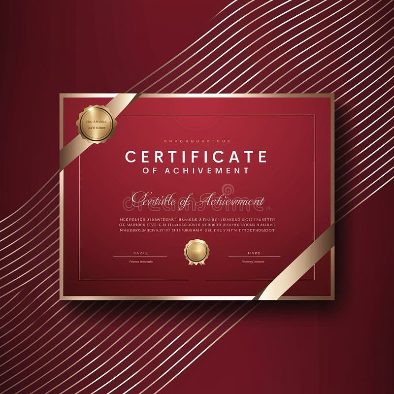 Certificate Template Design Generative Ai. Quality Certificate and ...