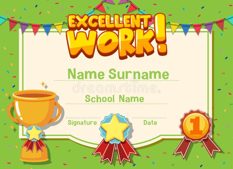 Good Job Award Template