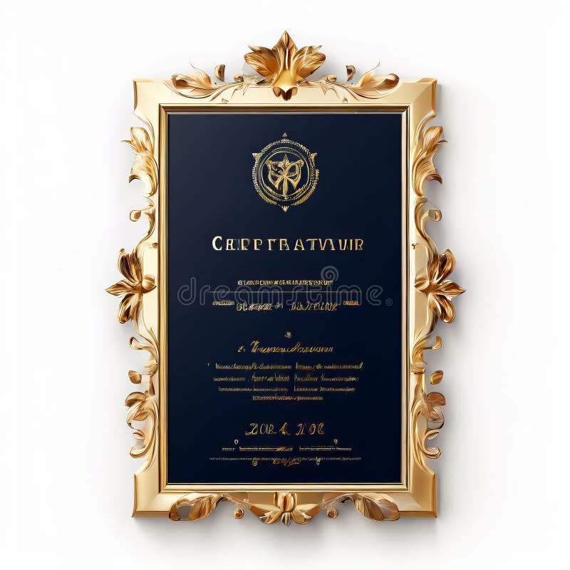 Certificate Template a Formal and Elegant Design for Creating Stock ...