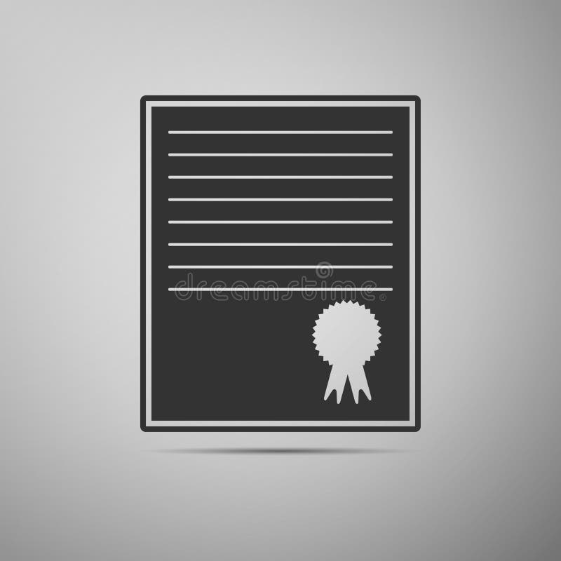 Certificate template icon. stock vector. Illustration of decoration ...