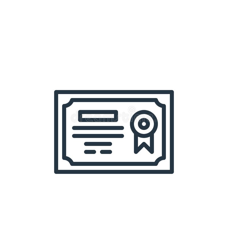 Certificate Icon. Filled Certificate Icon for Website Design and Mobile ...