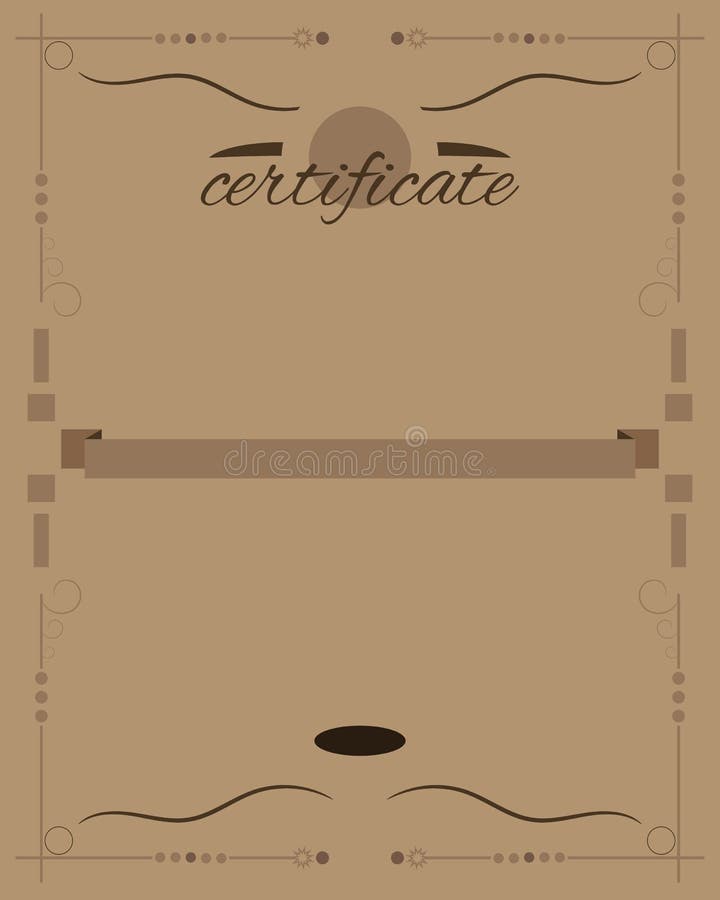 Certificate School Good Conduct Stock Illustrations – 13 Certificate ...