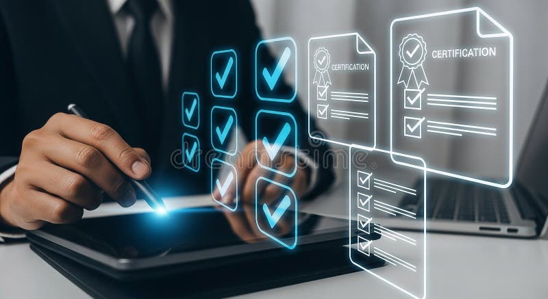 Certification Approval Quality Control Checklist Compliance Standards ...