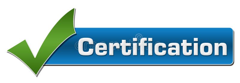 Certification Green Tick Mark 1700 Stock Illustration - Illustration of ...