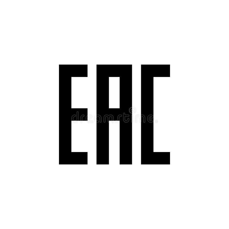 EAC Sign. Eurasian Conformity Mark Symbol. Vector Illustration. EPS 10 ...