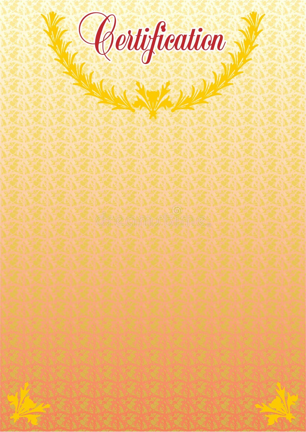 Certification Letterhead Template Stock Illustrations – 22 ...