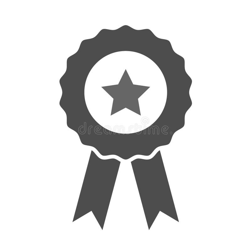 Certification Seal Award Icon, Symbol. Ribbon Stamp Symbol Vector ...