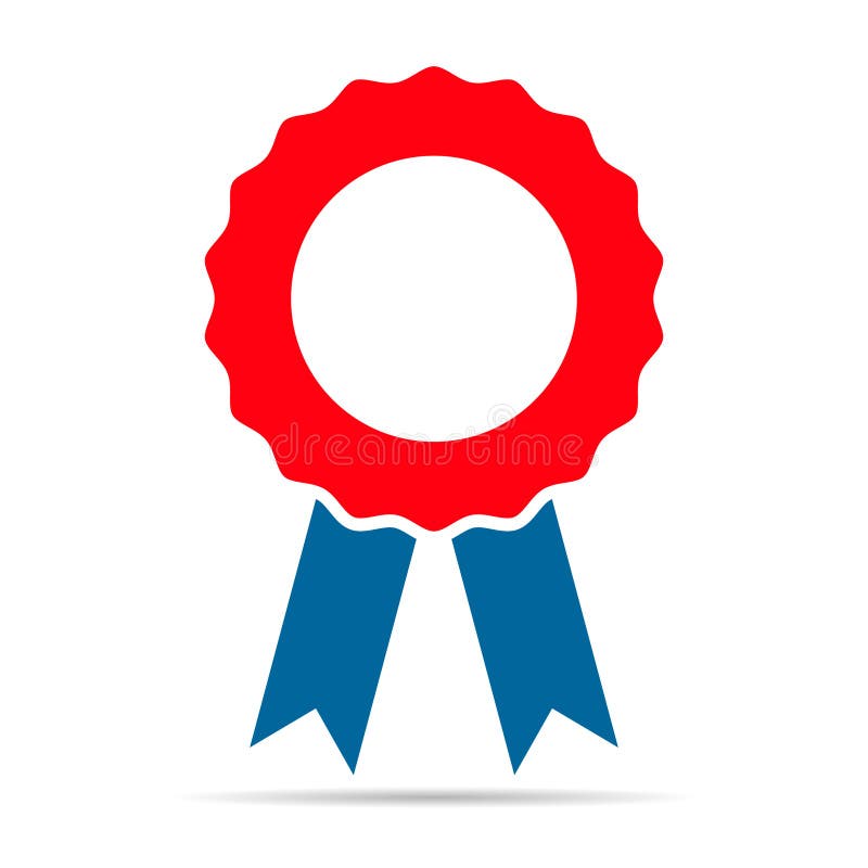 Certification Seal Shadow Award Icon, Ribbon Web Stamp Symbol, Label ...