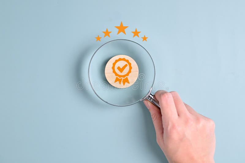 Certification and Standardization Process, Certificate Guarantee Icon ...