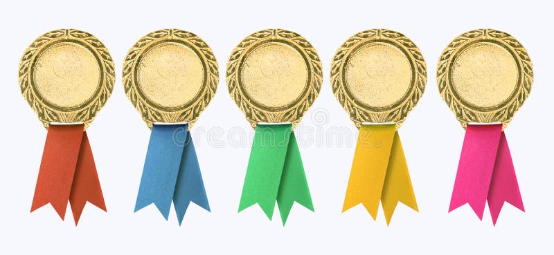 Certificato Con Una Medaglia D'oro Illustrazione Vettoriale ...