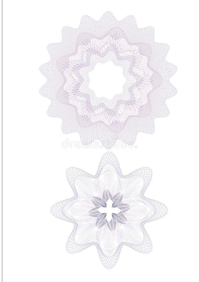 Certtificate De Filigranes De Guilloche, Diplôme Illustration de ...