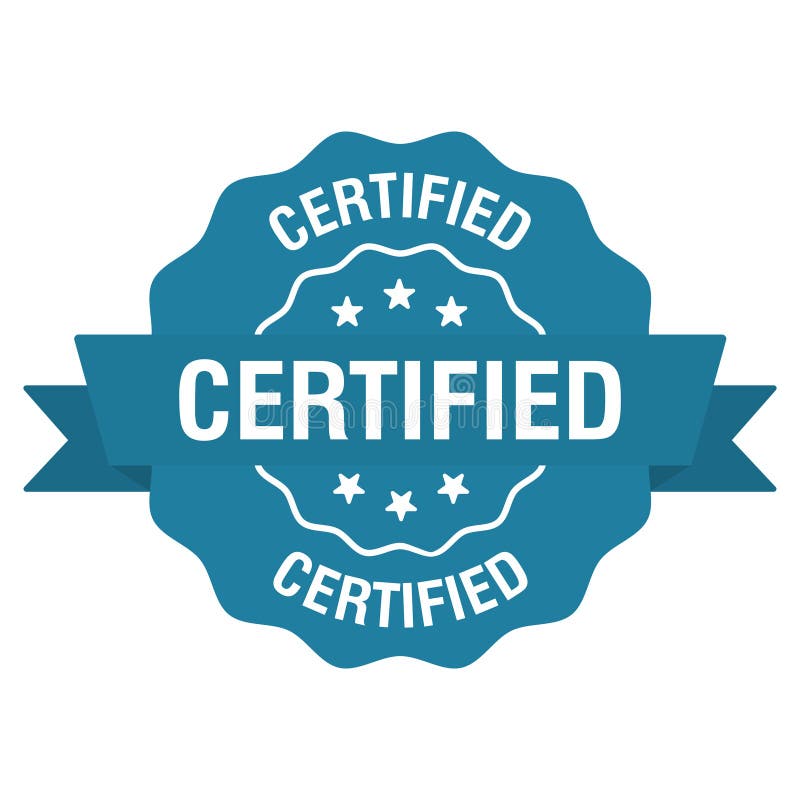 Certified Label or Stamp. Vector Illustration Stock Vector ...