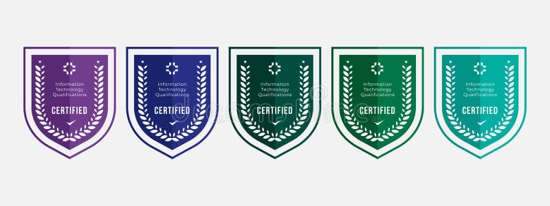 Certified Logo Badge Shield Design for Company Training Badge ...