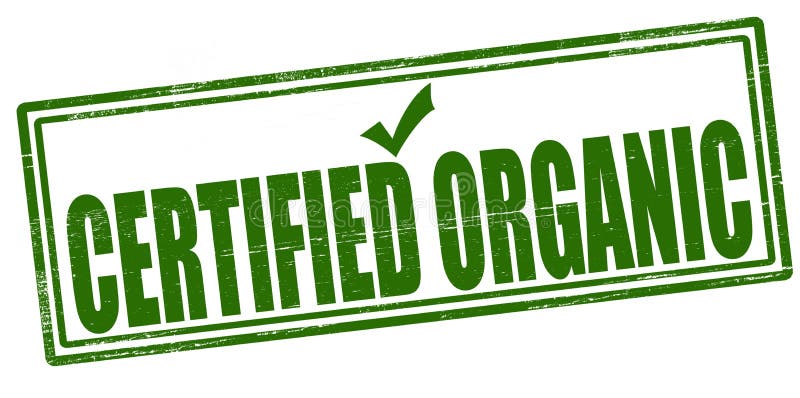 Certified organic produce stock illustration. Illustration of certified ...