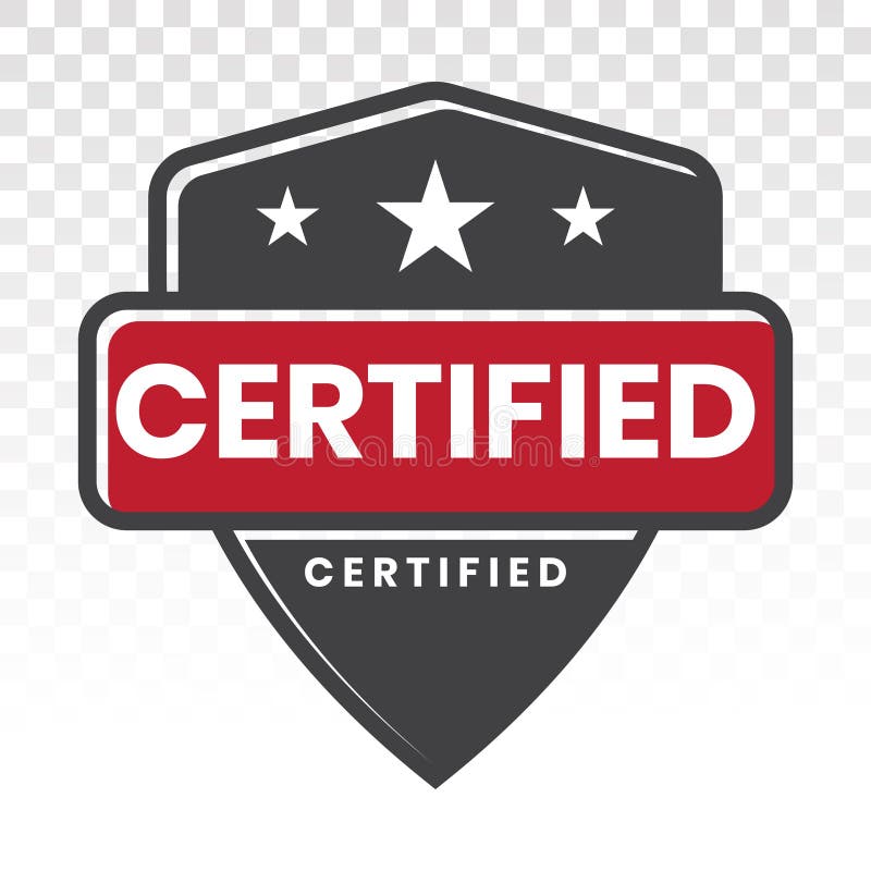 Certified Seal or Stamp Flat Icons for Apps or Website Stock Vector ...