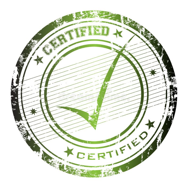 Certified True Copy Red Stamp Effect Stock Illustration - Illustration ...