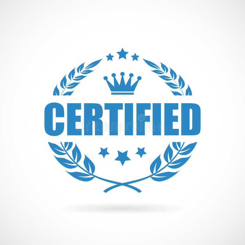 Vector certified stamp stock vector. Illustration of accepted - 30793325