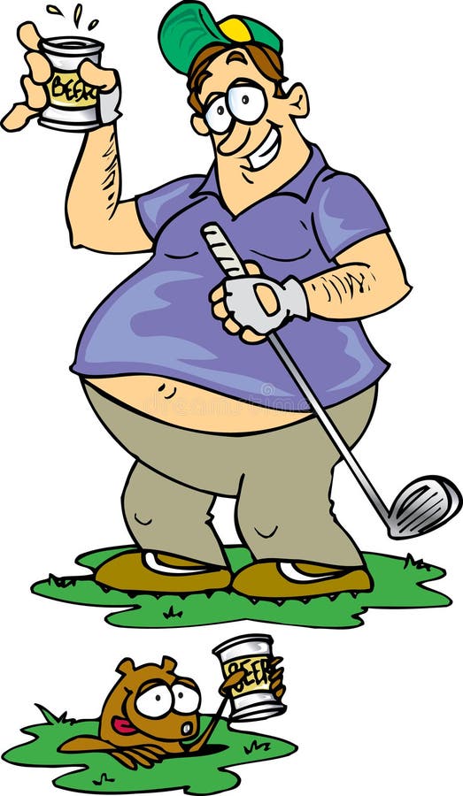 Emoticon del golf ilustración del vector. Ilustración de tenencia ...
