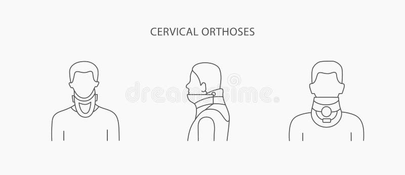 Cervical Orthoses Stock Illustrations – 10 Cervical Orthoses Stock ...