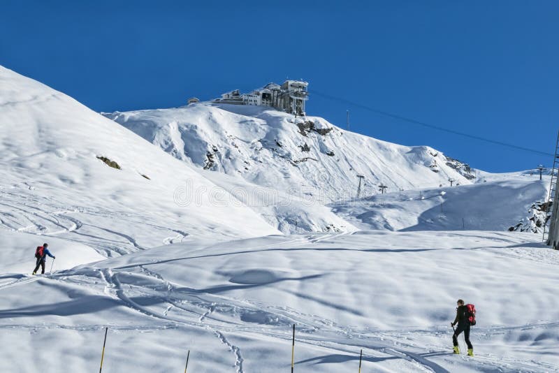 Cervinia Italy editorial stock image. Image of aosta - 83039879