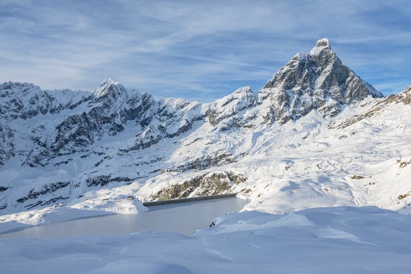 Cervinia Italy stock photo. Image of cervinia, matterhorn - 83040224