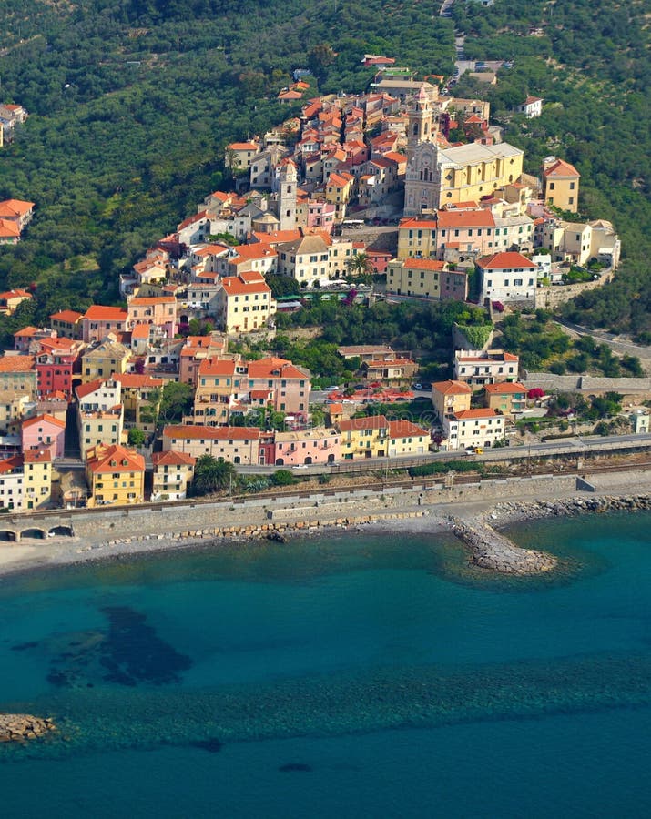 Cervo stock image. Image of village, tourist, swim, medieval - 2518235