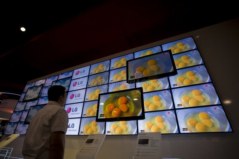 Samsung Convention Booth at CES 2010 Editorial Stock Photo - Image of ...