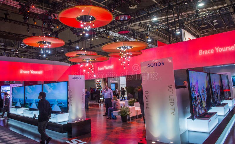 Samsung Convention Booth at CES 2010 Editorial Stock Photo - Image of ...