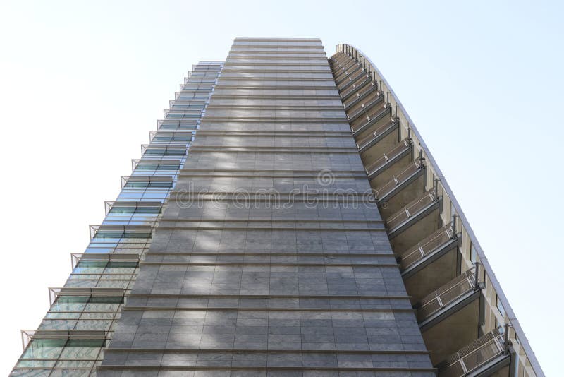Cesar Pelli tower in Milan stock photo. Image of luxury - 53014598