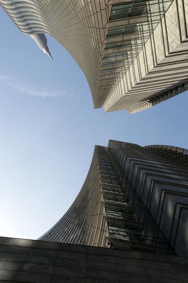 Cesar Pelli tower in Milan stock image. Image of modern - 53014949