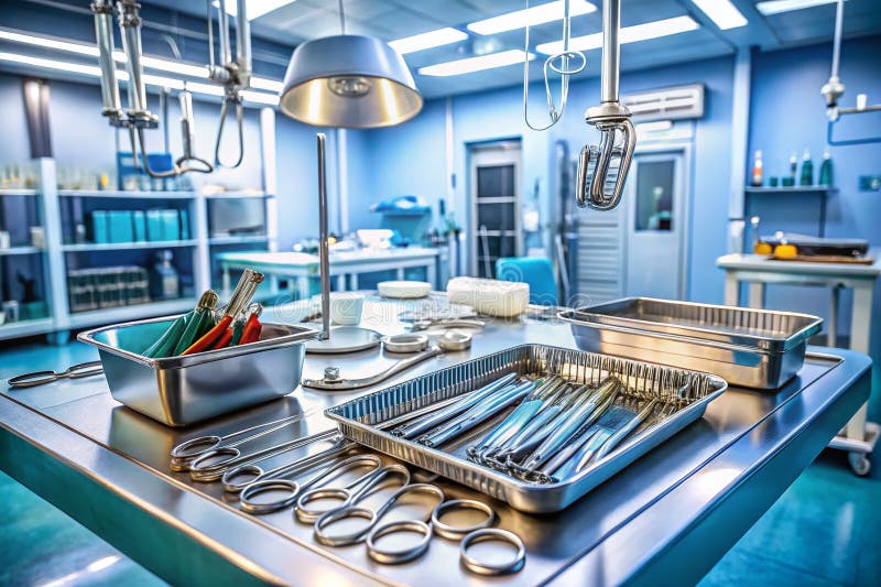 Cesarean Section Instruments Precision and Hygiene in a Sterile ...