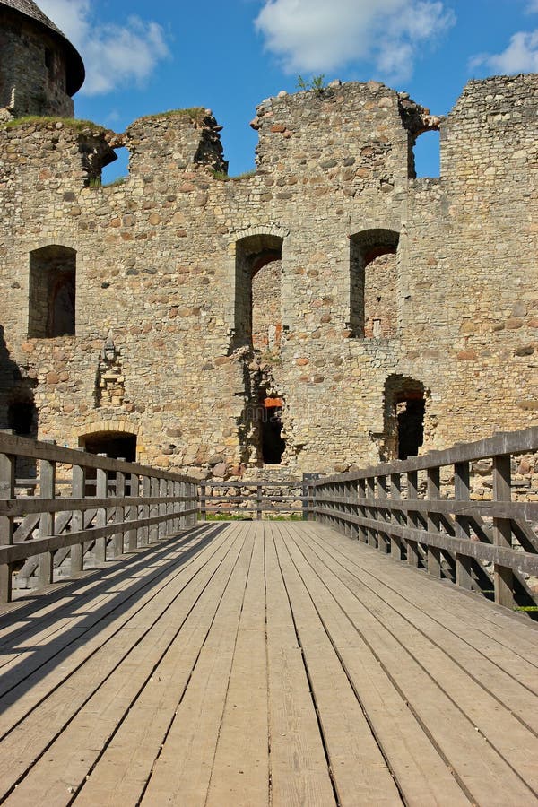 Cesis castle stock image. Image of built, park, baltic - 20622567
