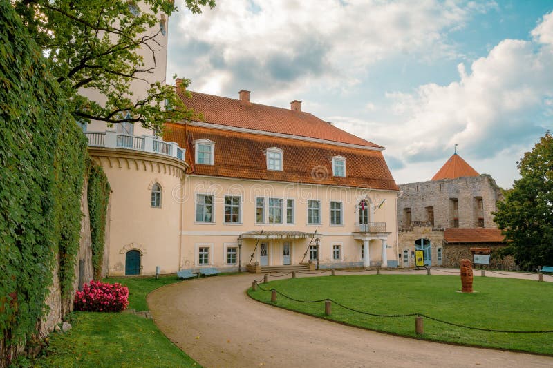 The Cesis Manor - House or Cesis New Castle . Stock Photo - Image of latvia, people: 371904890
