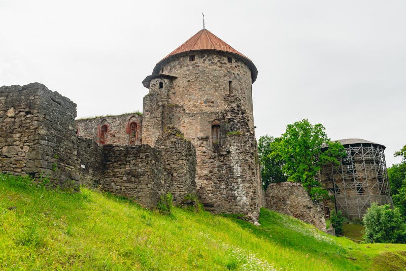 Cesis Medieval Castle, Latvia Stock Photo - Image of riga, history ...