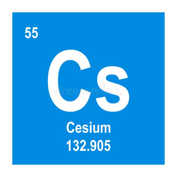 Cesium icon vector stock illustration. Illustration of effect - 289124534
