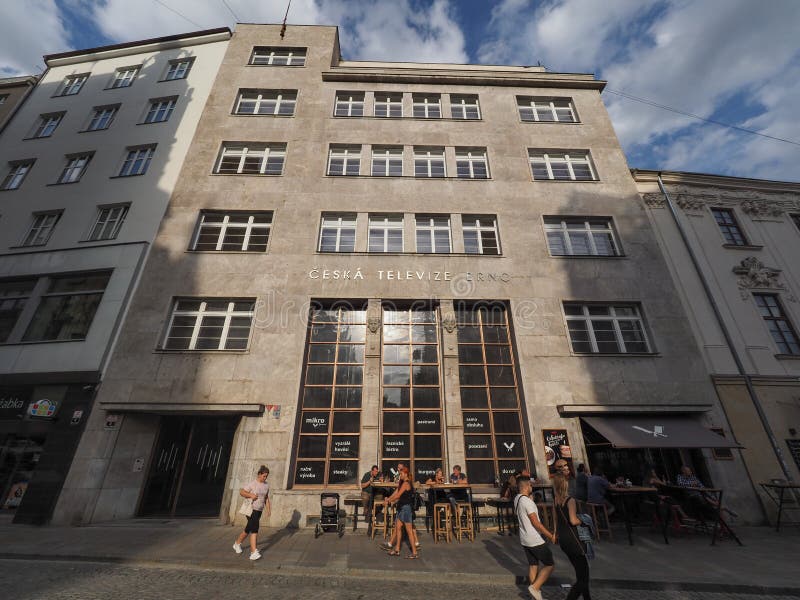 Ceska Televize Transl. Czech Television in Brno Editorial Stock Image ...