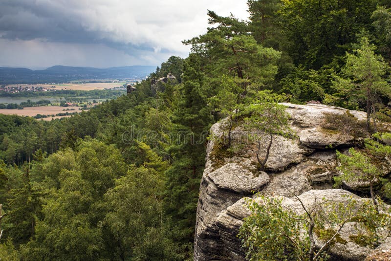 Cesky Raj, Czech or Bohemian Paradise, Czech Republic Stock Image ...