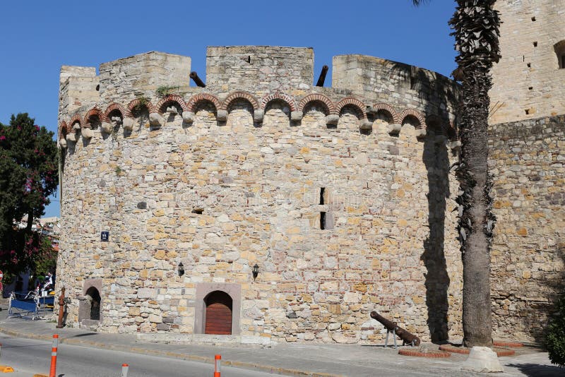 Cesme Castle in Turkey stock photo. Image of tower, turkey - 81830992