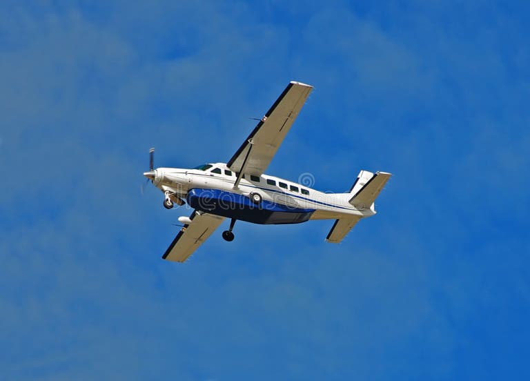 Cessna 208 Caravan Turboprop Stock Image - Image of transportation ...